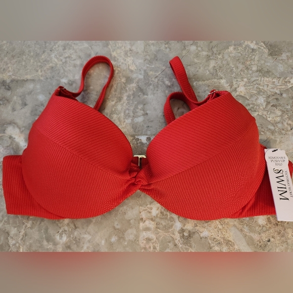 Victoria's Secret | Swim | 34b Vs Swim Removable Twist Pushup Bikini ...